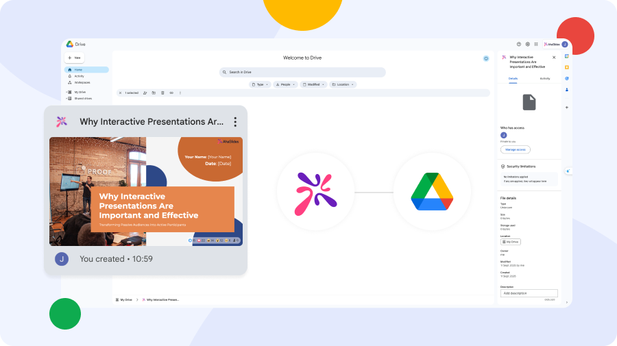 Keep it simple with Google Drive Integration